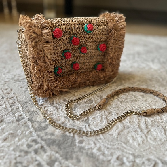 Zara | Bags | Zara Nwt Raffia Crossbody Bag | Poshmark